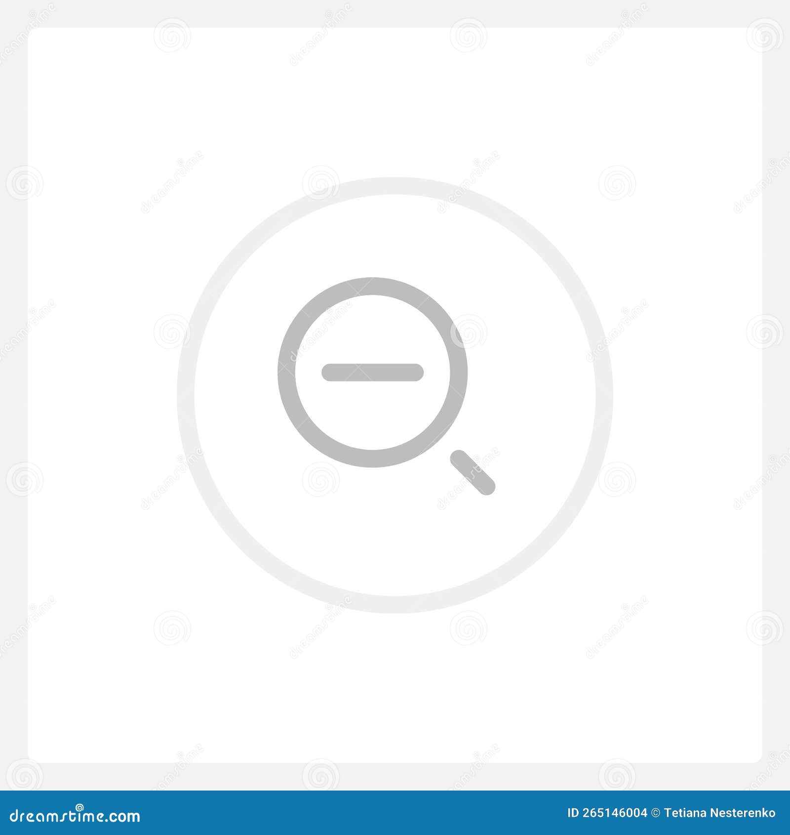 Inactive Zoom Out Button UI Element Template Stock Vector ... Inactive Zoom Out Button UI Element Template Stock Vector ...