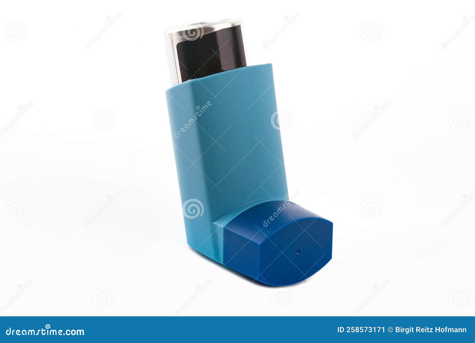 Inalador de dose calibrada imagem de stock. Imagem de branco - 258573171