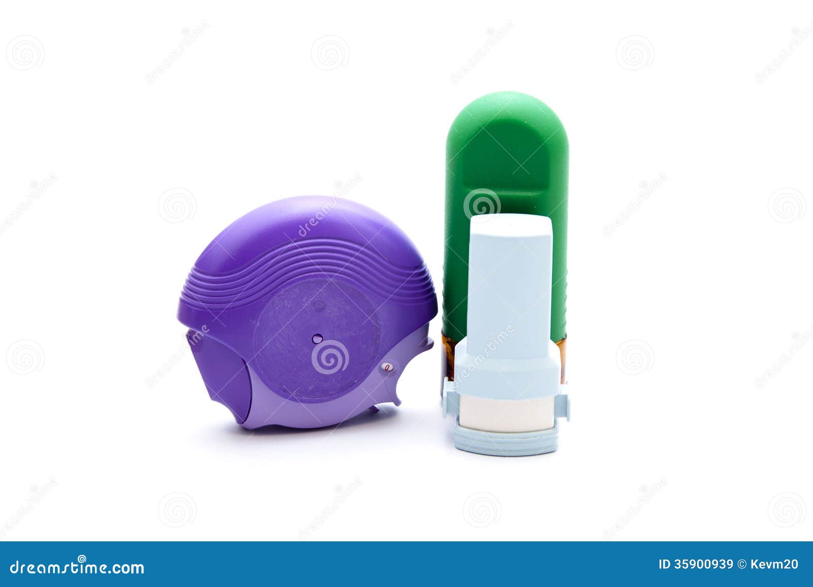 Inalatore Differente Di Asma Con Spray Nasale Immagine Stock - Immagine ...