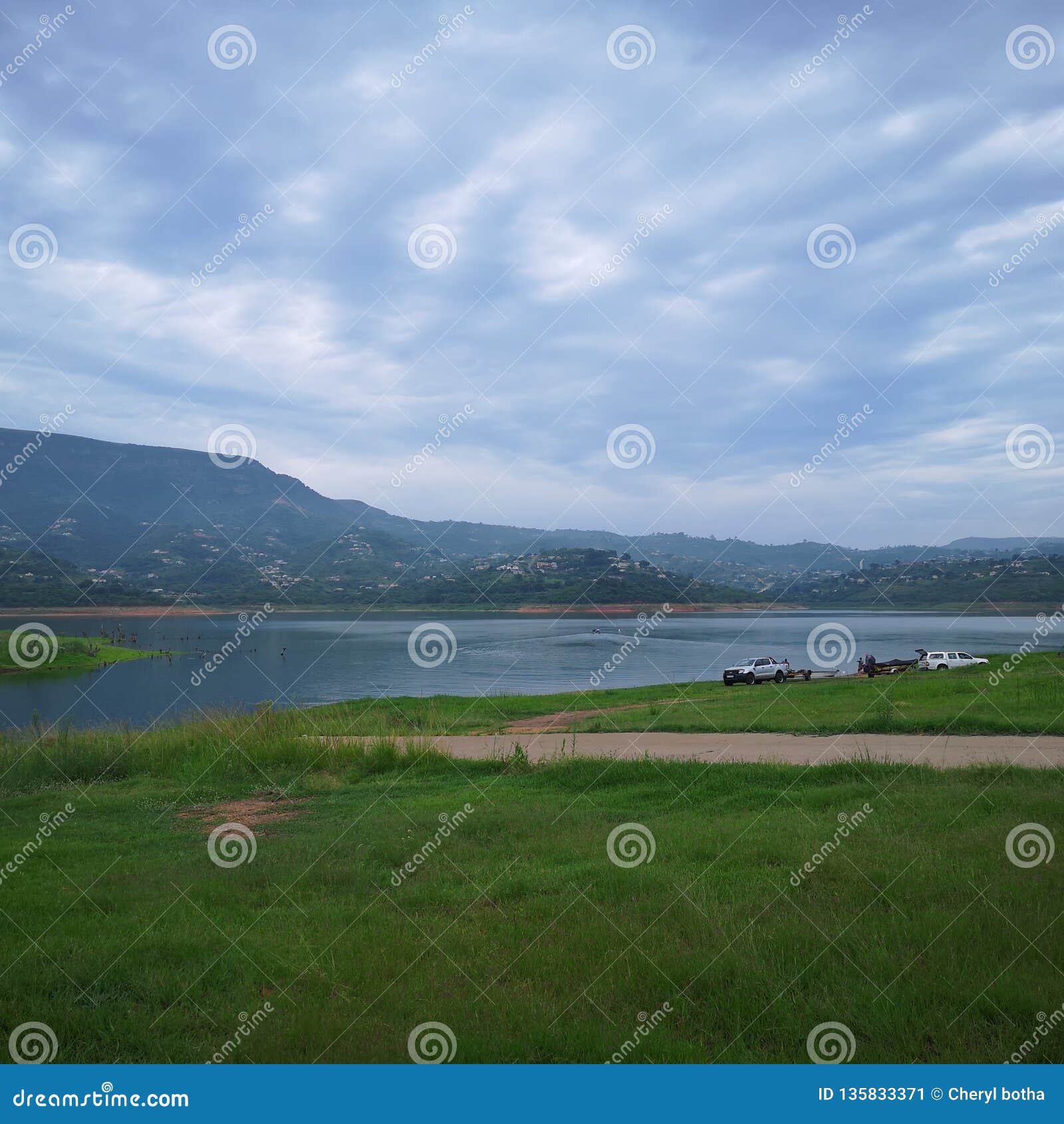 Inanda dam stock image. Image of early, morning, dullday - 135833371