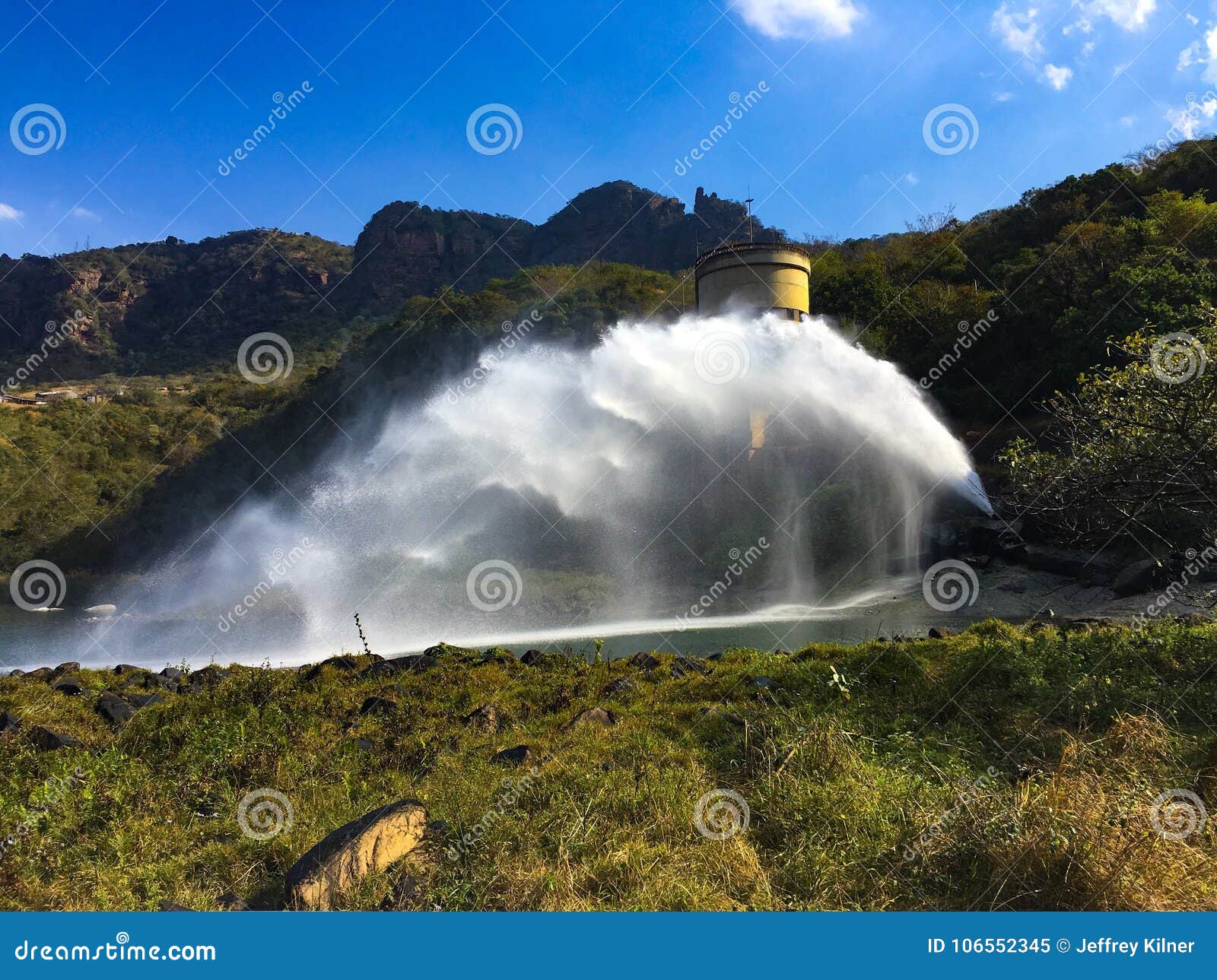 Inanda dam wall stock image. Image of durban, river - 106552345