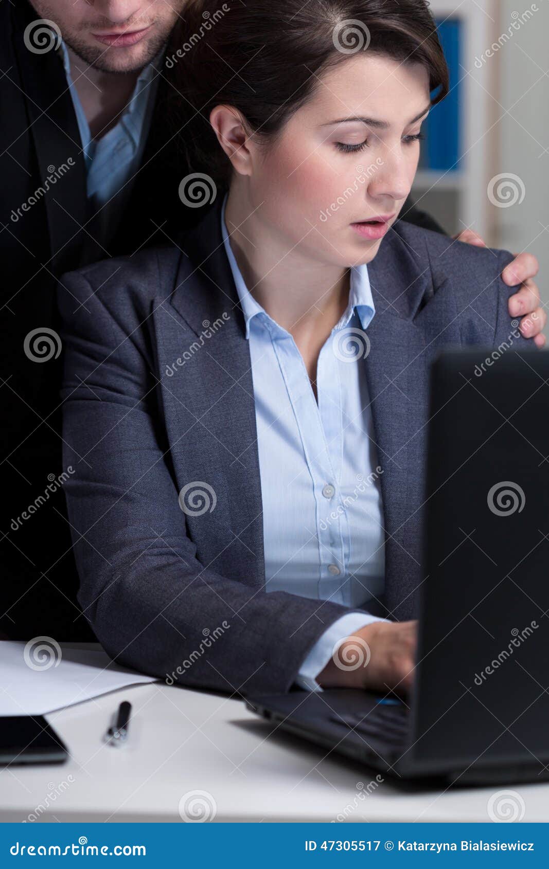 The Employer`s Inappropriate Behavior In The Workplace Touches The ...