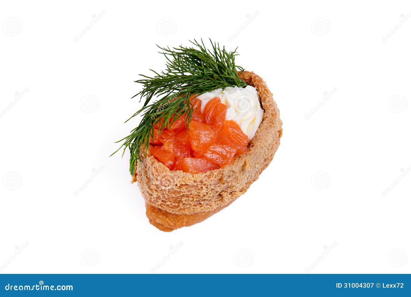 Inari with a salmon stock image. Image of food, gourmet - 31004307