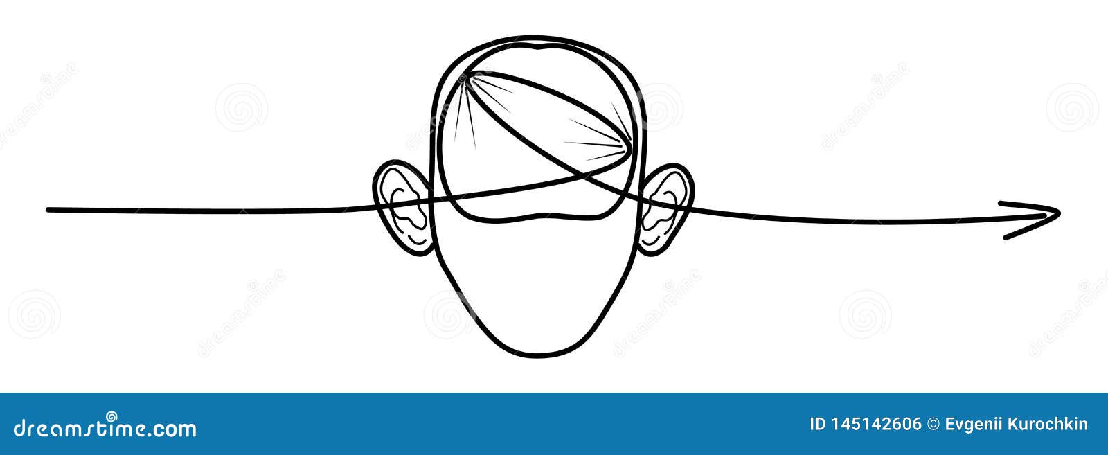 Inattentive Student. Vector Stock Illustration - Illustration of ...