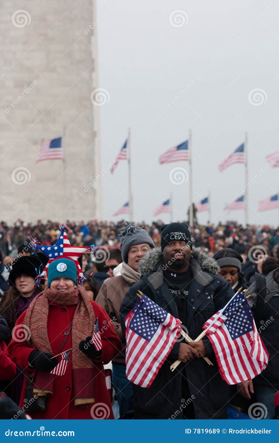Inaugural Celebration on National Mall Editorial Stock Image - Image of ...