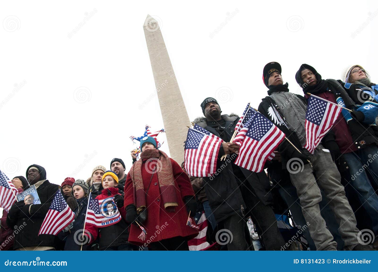 Inaugural Celebration at Washington Monument Editorial Stock Photo ...