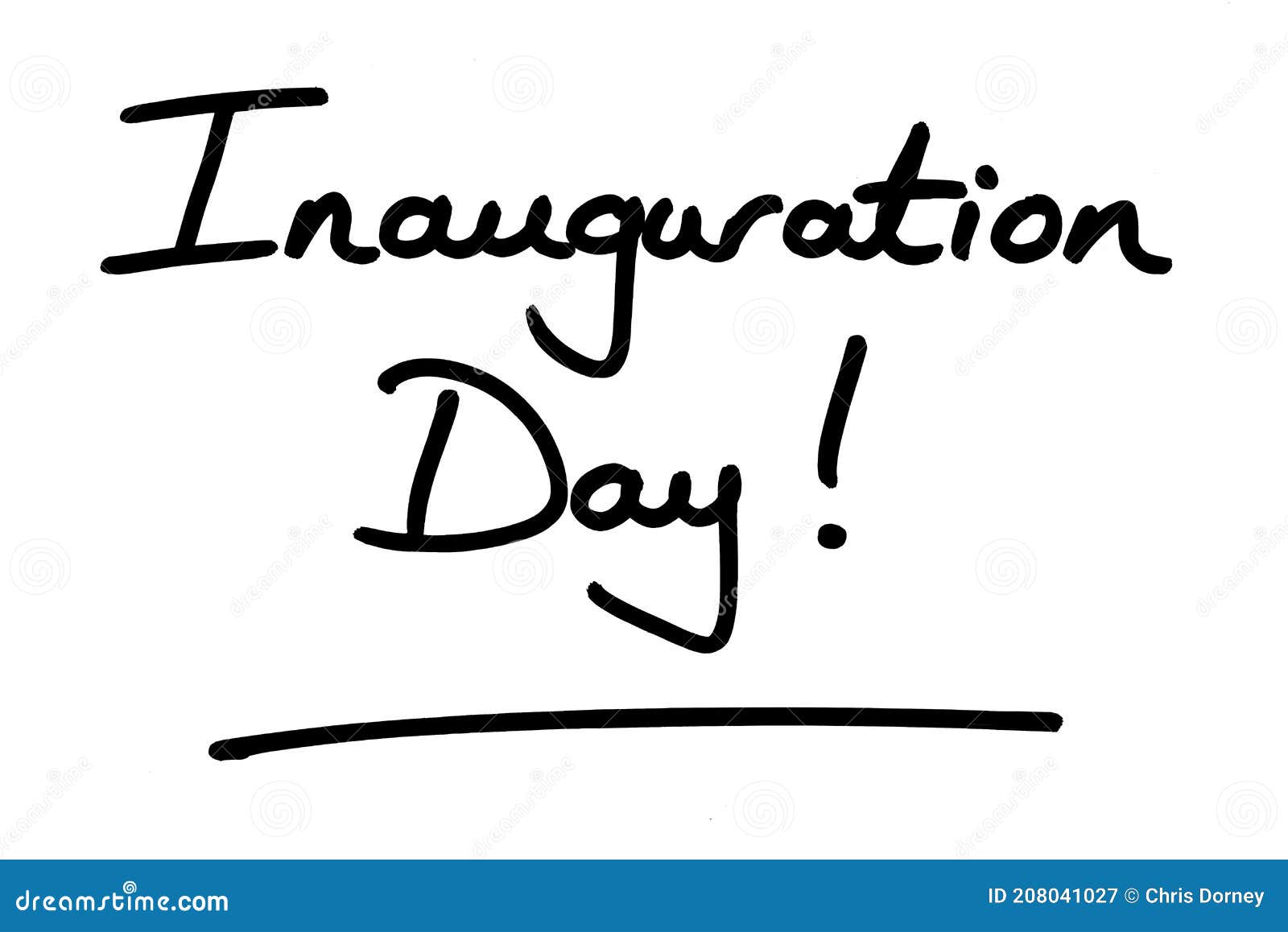 Inauguration Day stock illustration. Illustration of democracy - 208041027