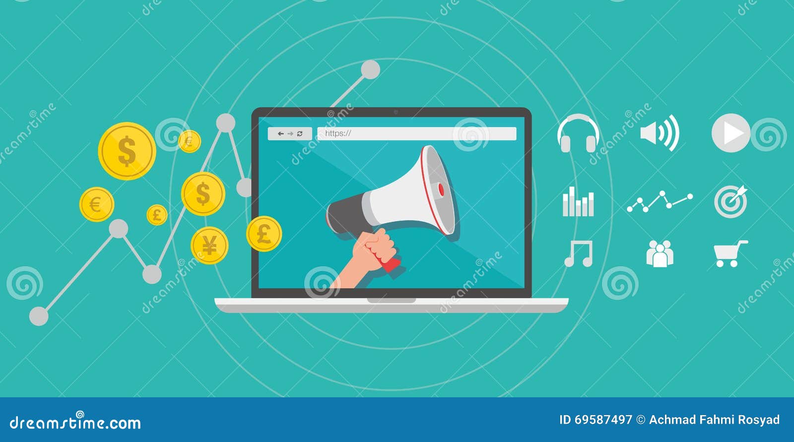 Inbound marketing concept stock vector. Illustration of concept - 69587497 Inbound marketing concept stock vector. Illustration of concept - 69587497