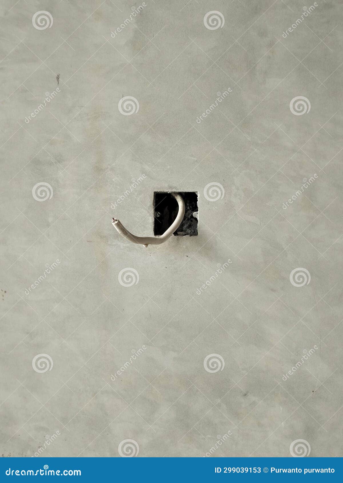 Inbowdus Electrical Installation on the Wall Stock Image - Image of ...