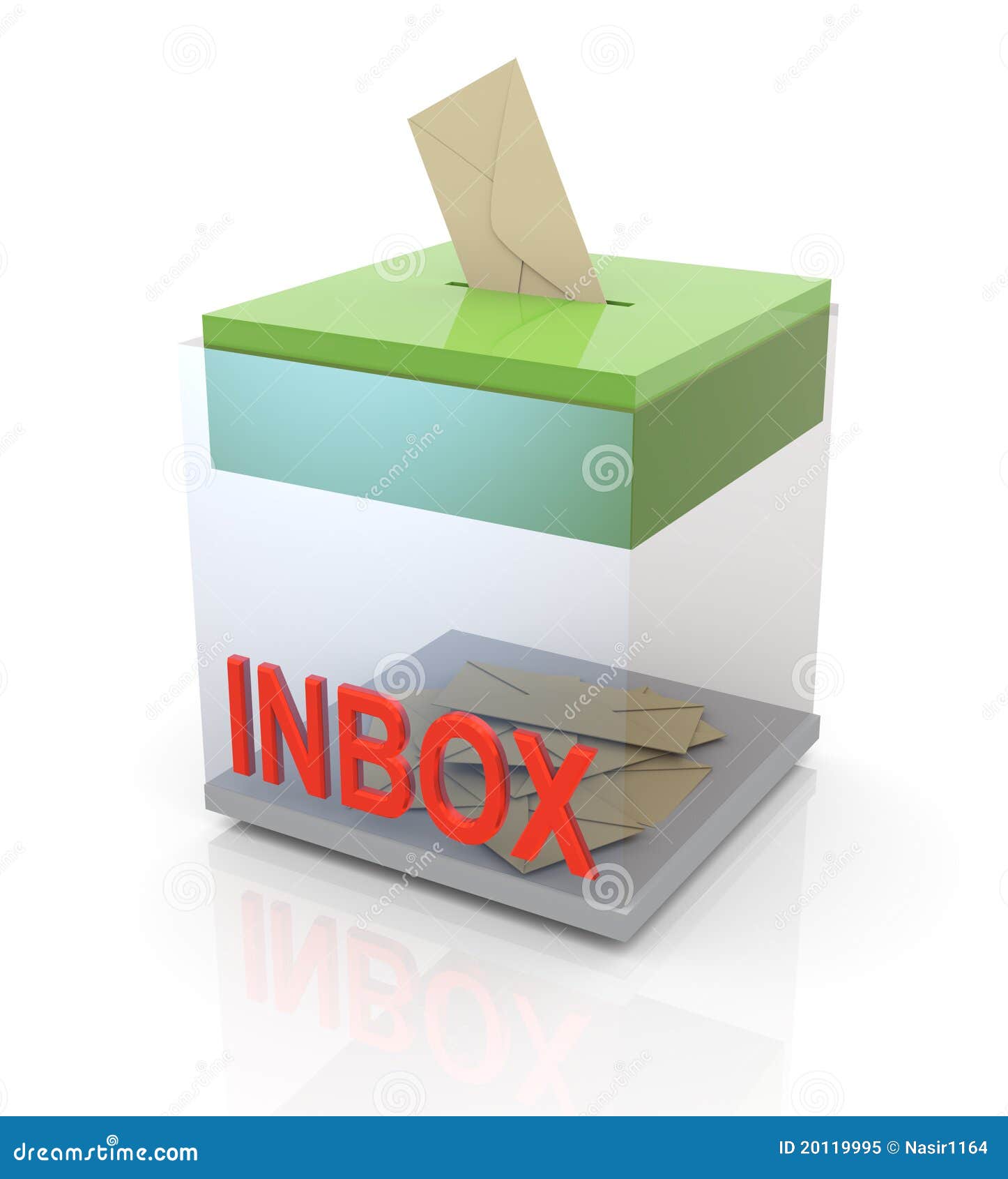 Inbox box stock illustration. Illustration of received - 20119995