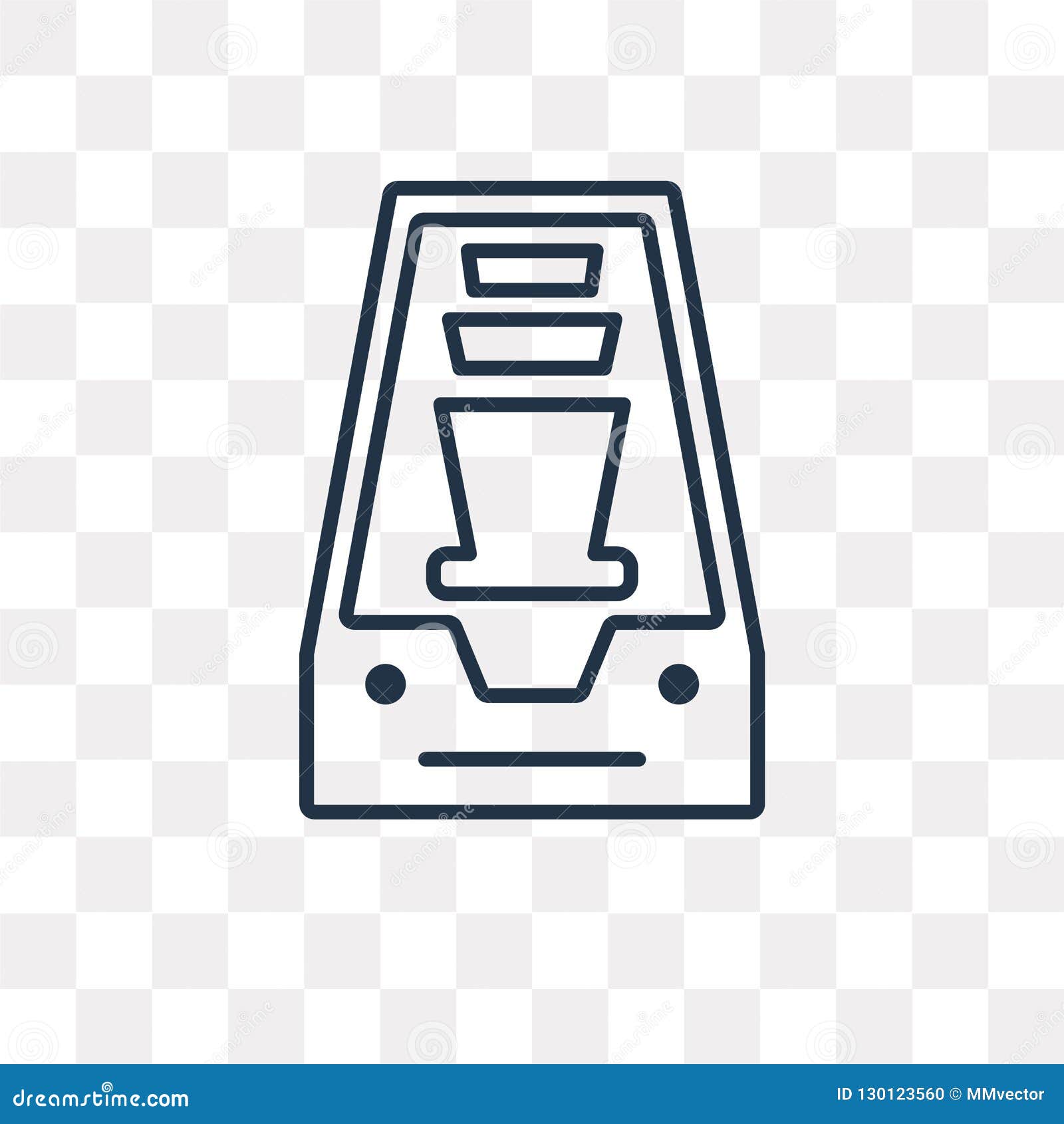 Inbox Vector Icon Isolated on Transparent Background, Linear Inbox ...