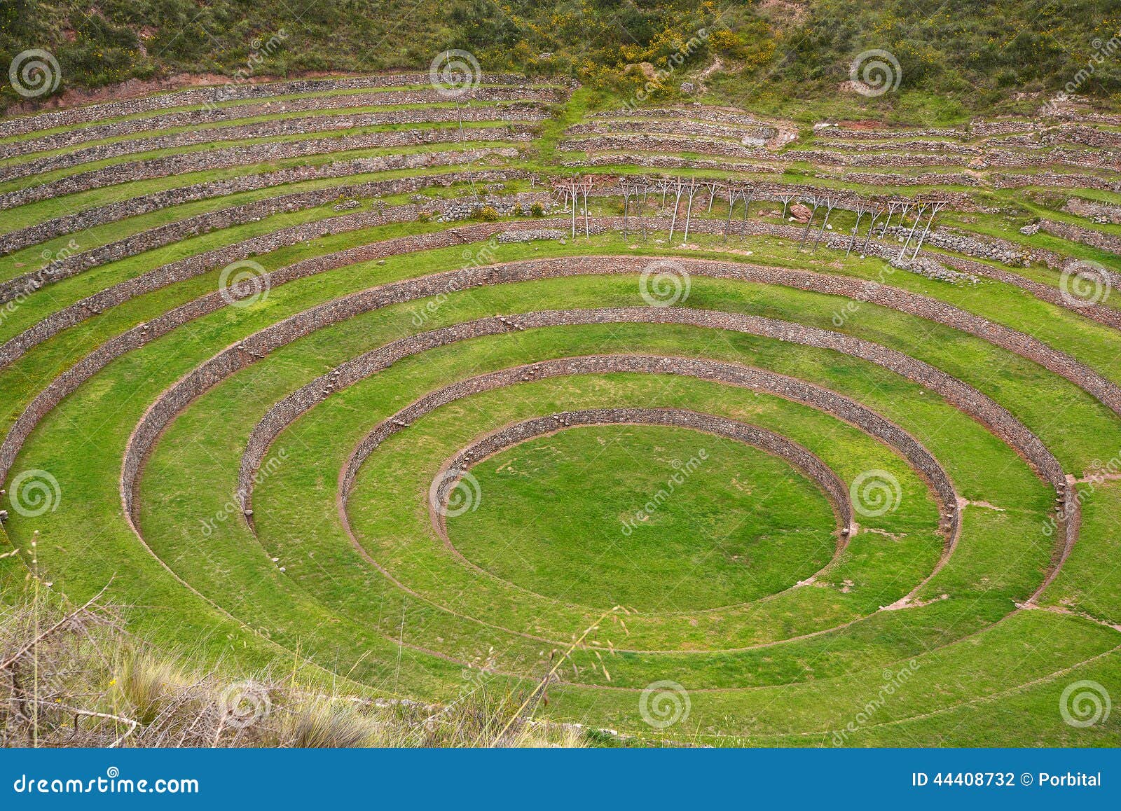 Inca agricultural ruin stock photo. Image of agriculture - 44408732