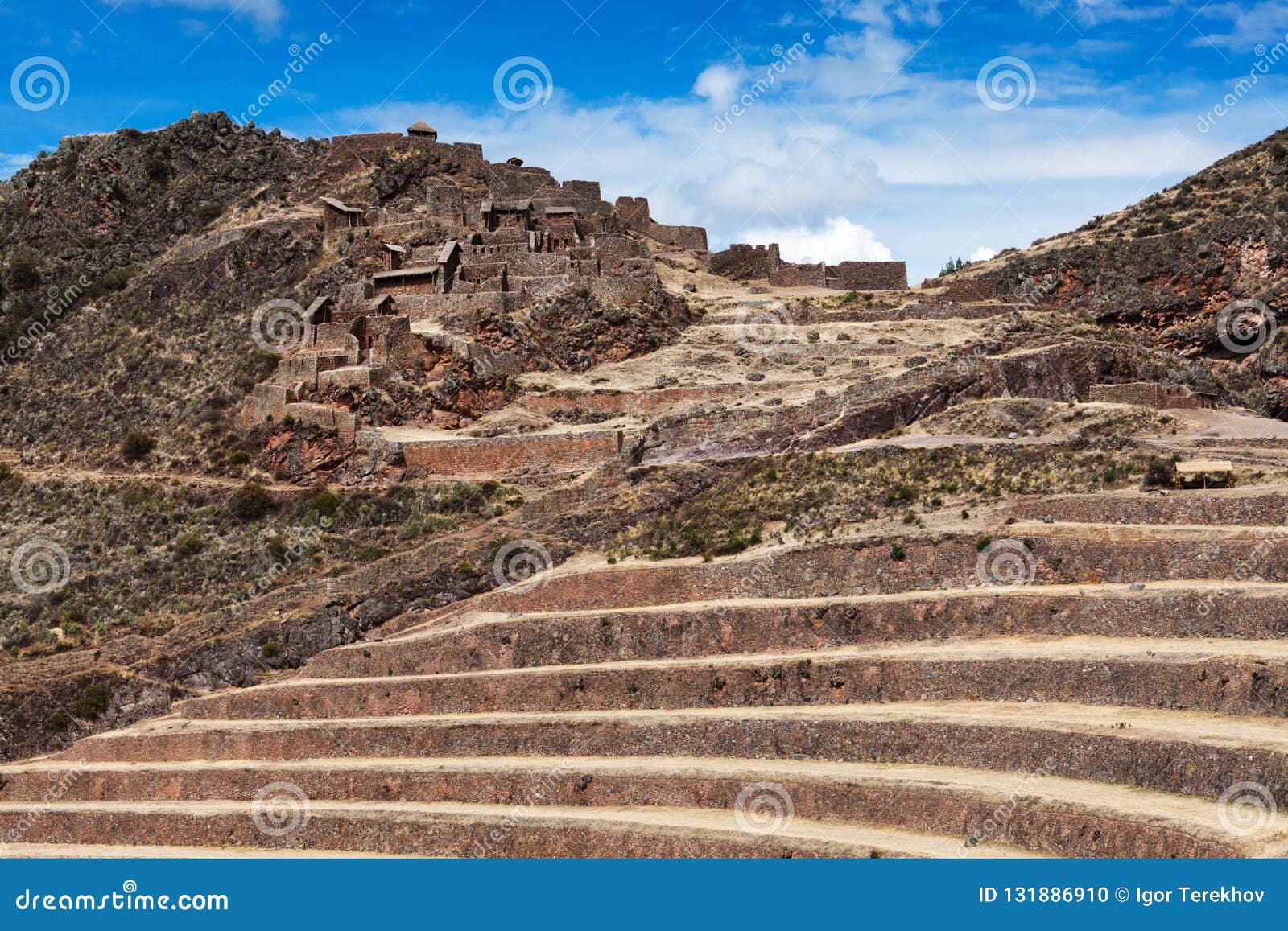 Inca ancient stronghold stock photo. Image of inca, andes - 131886910