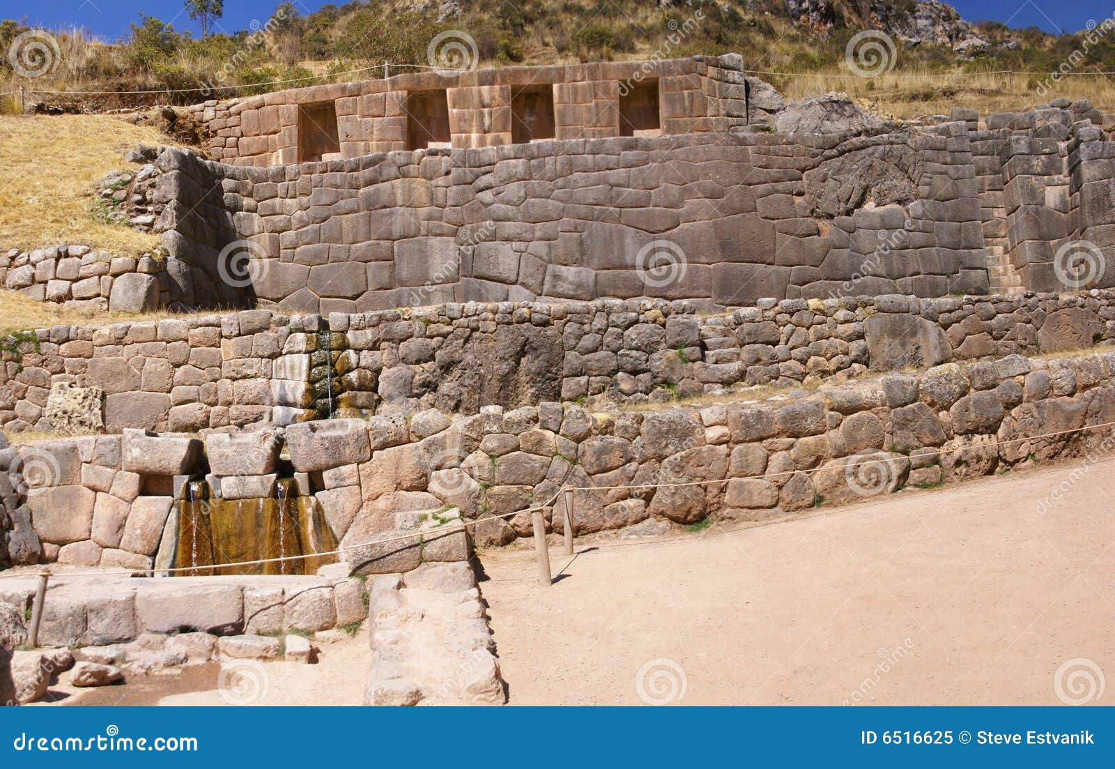 Inca Baths, Stone Architecture, Tambo Machay Stock Image - Image of ...