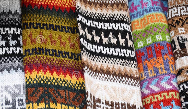 Inca Blankets stock photo. Image of intricacy, product - 14459332