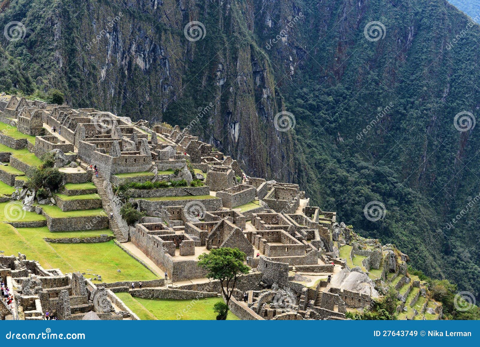 Inca city stock image. Image of machu, city, mountains - 27643749