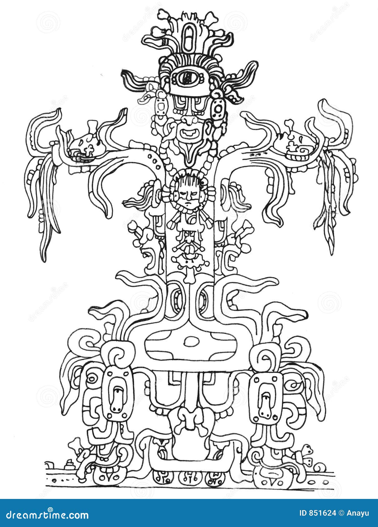 Inca design stock illustration. Illustration of prehispanic - 851624