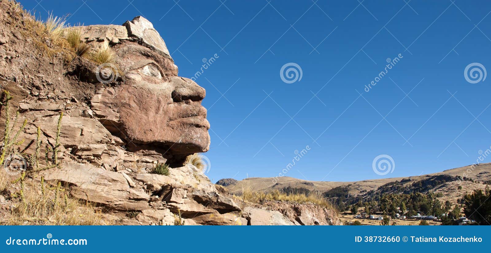 Inca Face Panorama stock photo. Image of civilization - 38732660