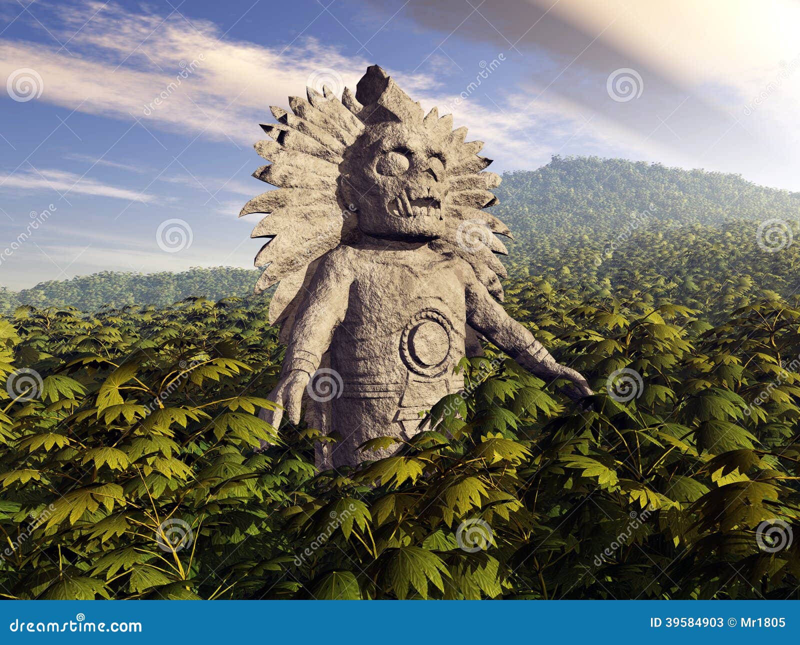 Inca God stock illustration. Illustration of latin, indian - 39584903