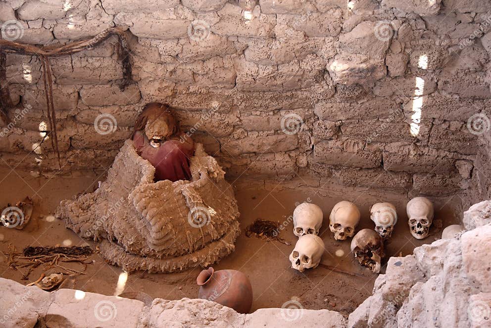 Inca mummy stock photo. Image of skull, america, desert - 13188138