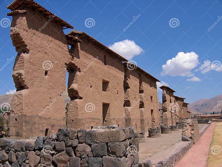 Inca ruin in Peru stock photo. Image of blue, inca, ruin - 16105888