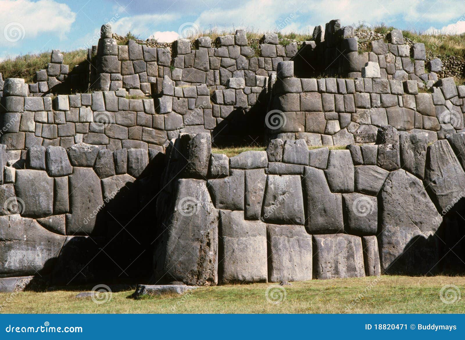 Inca ruins stock image. Image of ruins, sacsaywaman, fortress - 18820471
