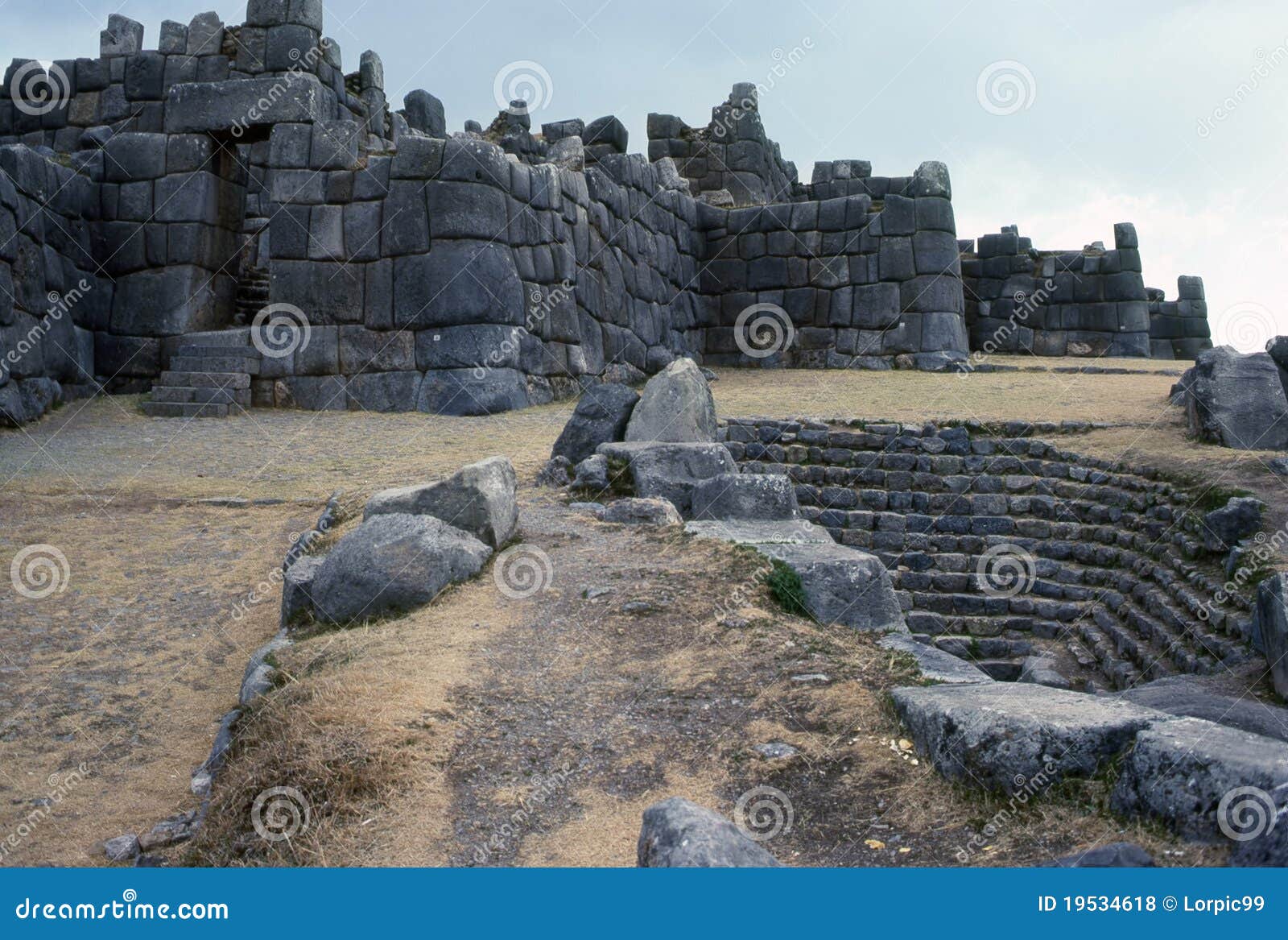 Inca Ruins stock photo. Image of ruins, civilization - 19534618