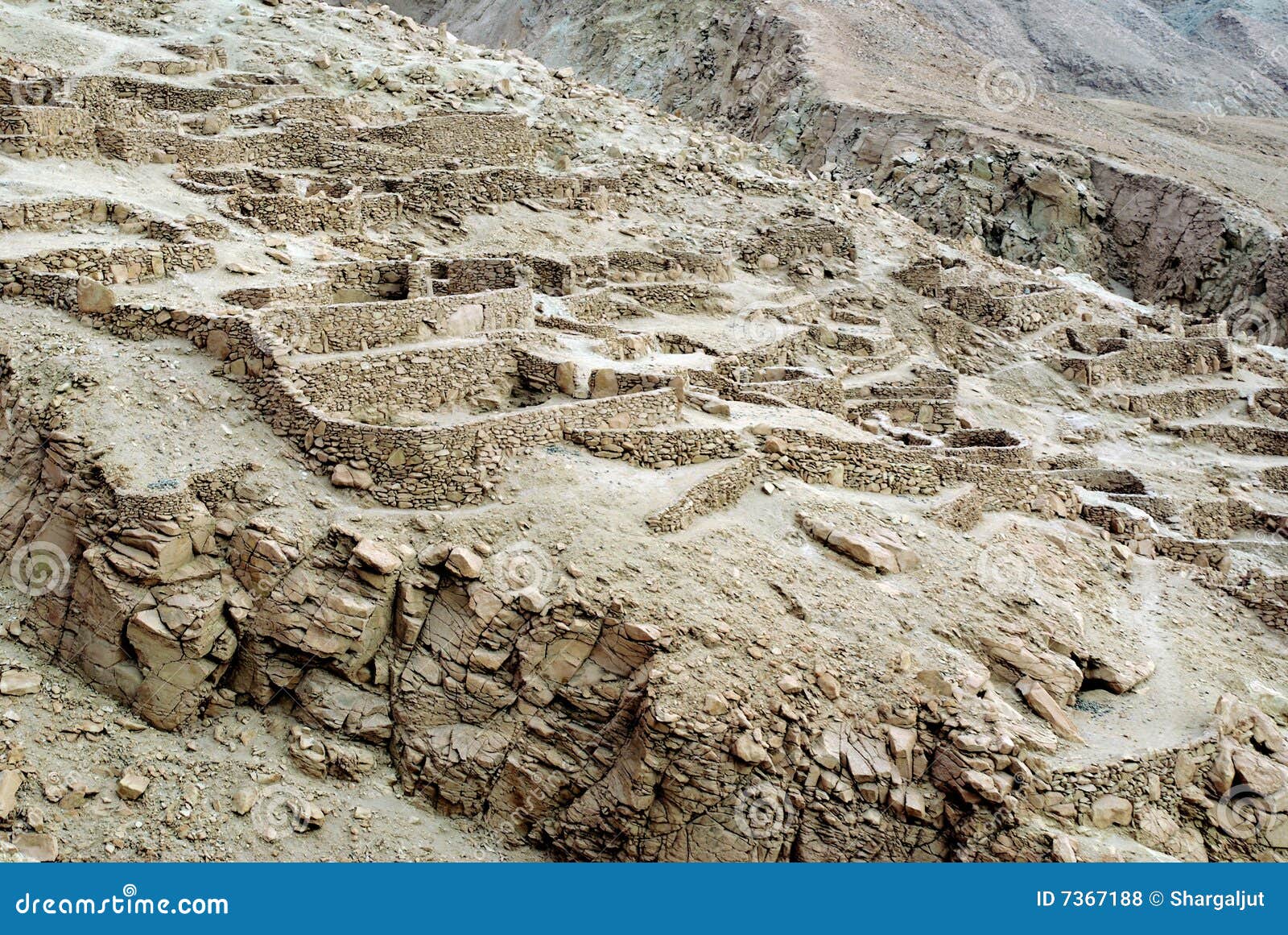 Inca ruins, Chile stock photo. Image of build, desert - 7367188