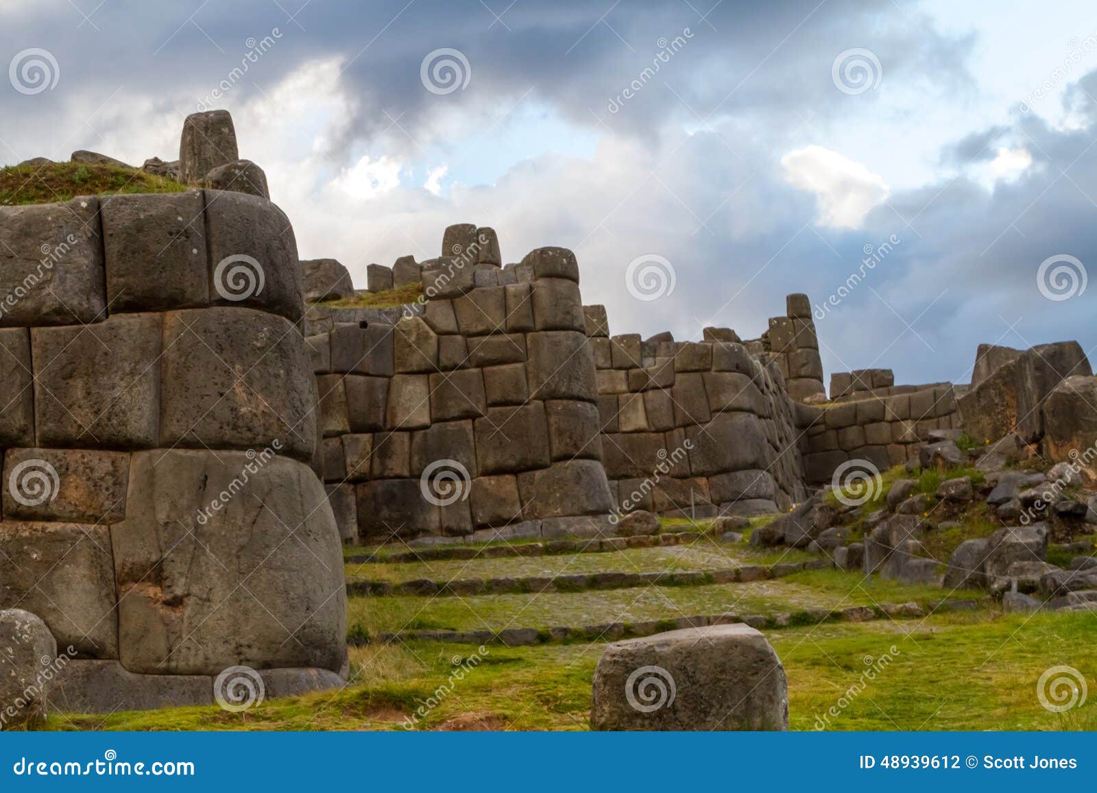 Inca Ruins stock photo. Image of landmark, civilization - 48939612