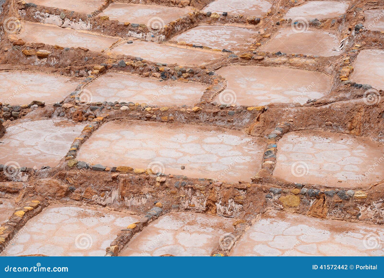Inca salt farm stock photo. Image of peru, tourism, valley - 41572442