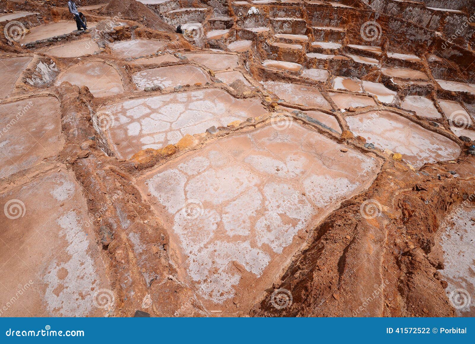 Inca salt farm stock photo. Image of inca, valley, pond - 41572522