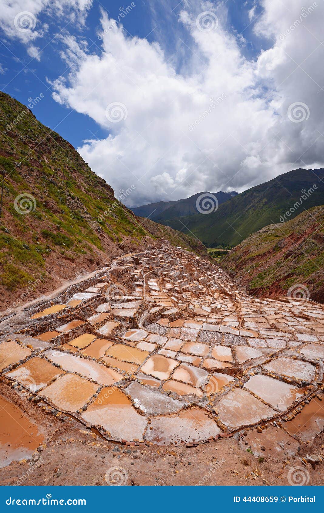 Inca salt farm stock image. Image of salt, mining, inca - 44408659