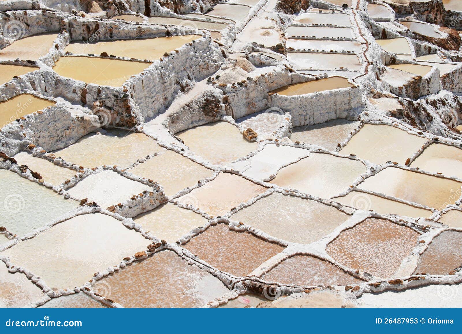 Inca Salt Pans At Maras, Peru Stock Photography | CartoonDealer.com ...