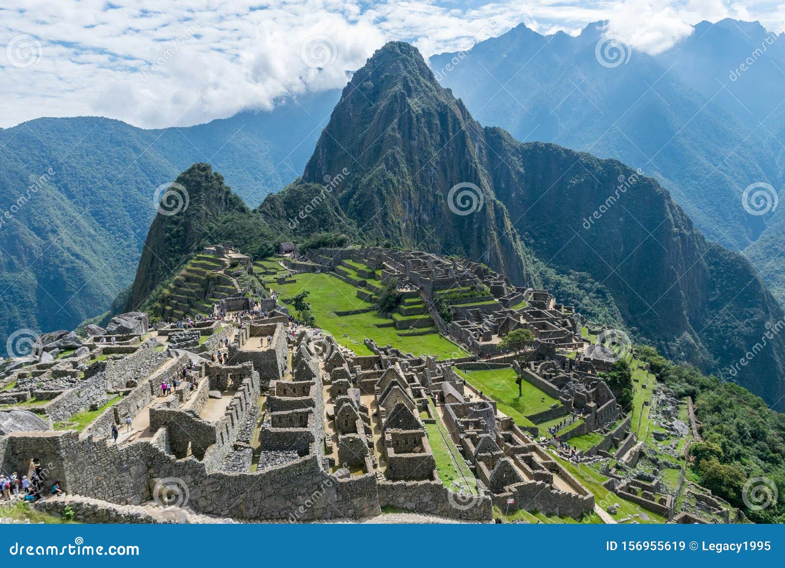 Inca Site of Machu Picchu in Peru. Editorial Stock Image - Image of ...