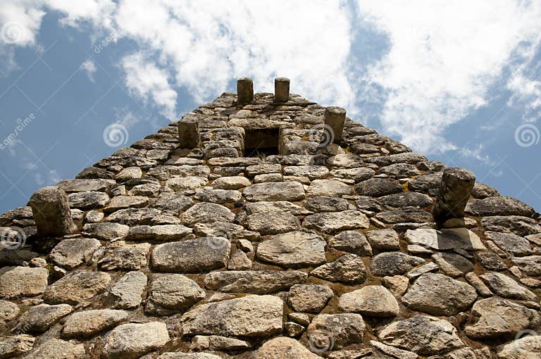 Inca Stone Bricks Construction - Machu Picchu - Peru Stock Photo ...