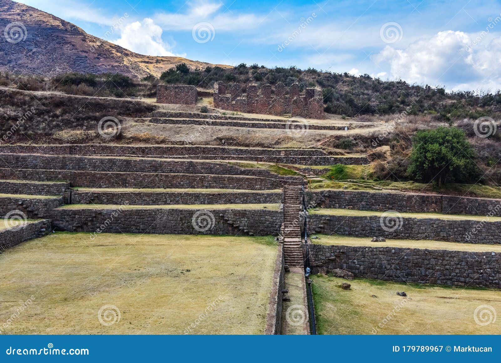 Tipon Archaeological Site, Cusco, Peru Stock Image - Image of andean ...