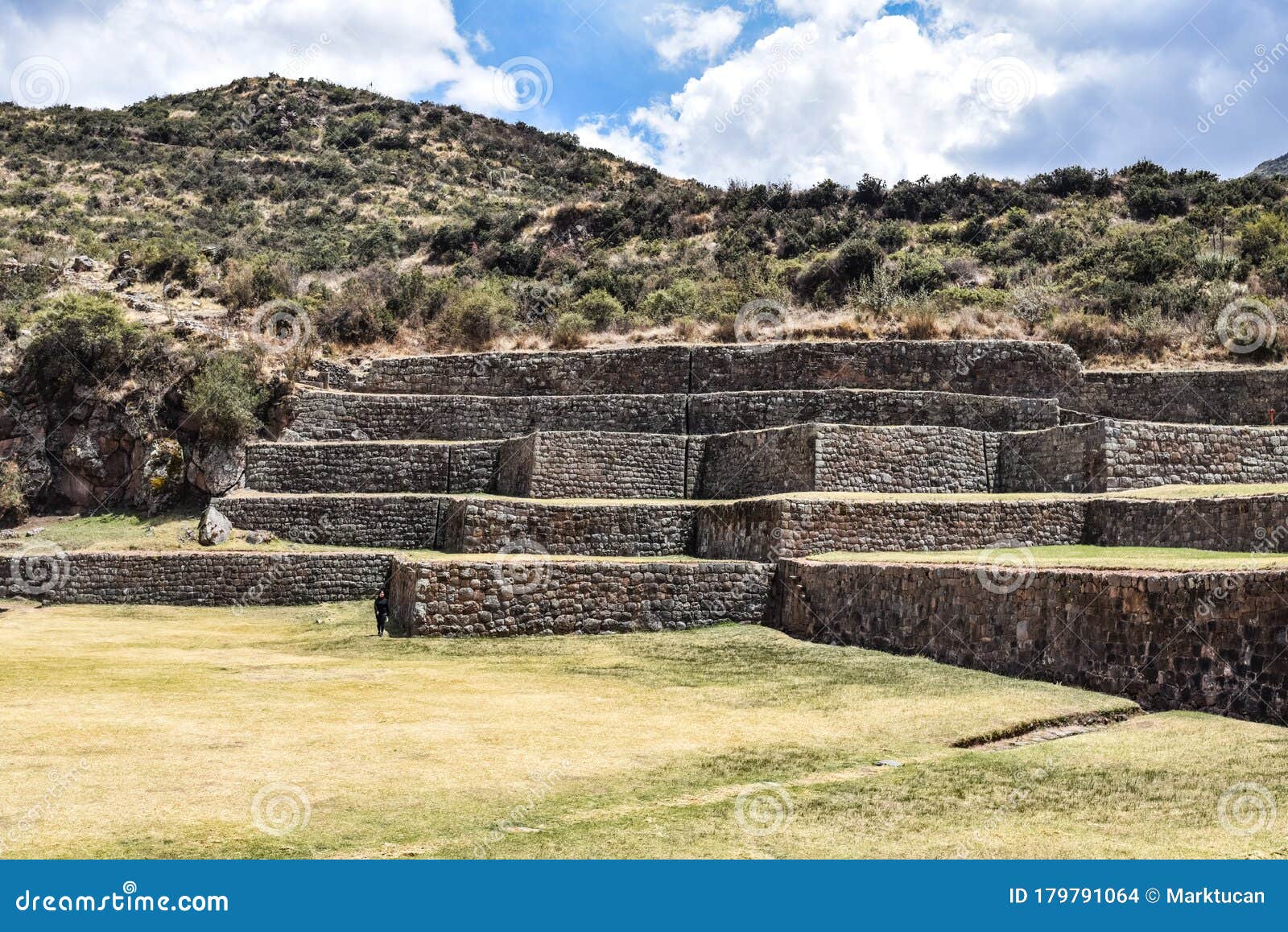 Tipon Archaeological Site, Just South of Cusco, Peru Stock Photo ...