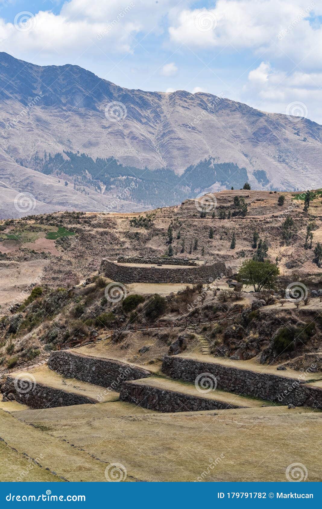 Tipon Archaeological Site, Just South of Cusco, Peru Stock Photo ...