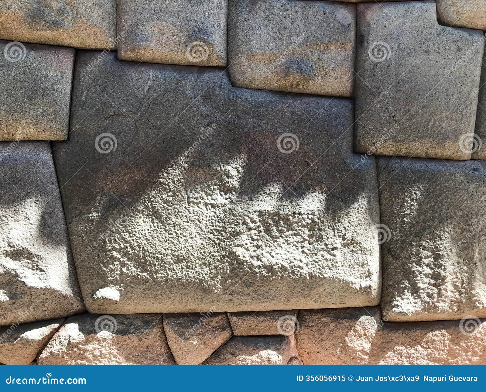 Inca Stonework Showing Tight Joints in Cusco, Peru Stock Image - Image ...