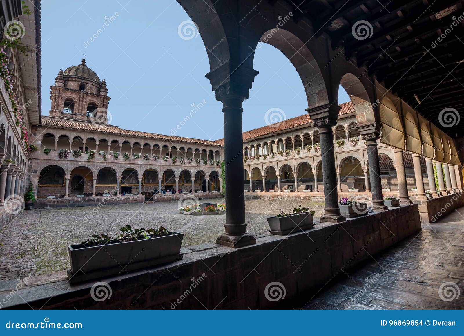 The Inca Sun Temple in Cusco, Peru Stock Photo - Image of arches ...