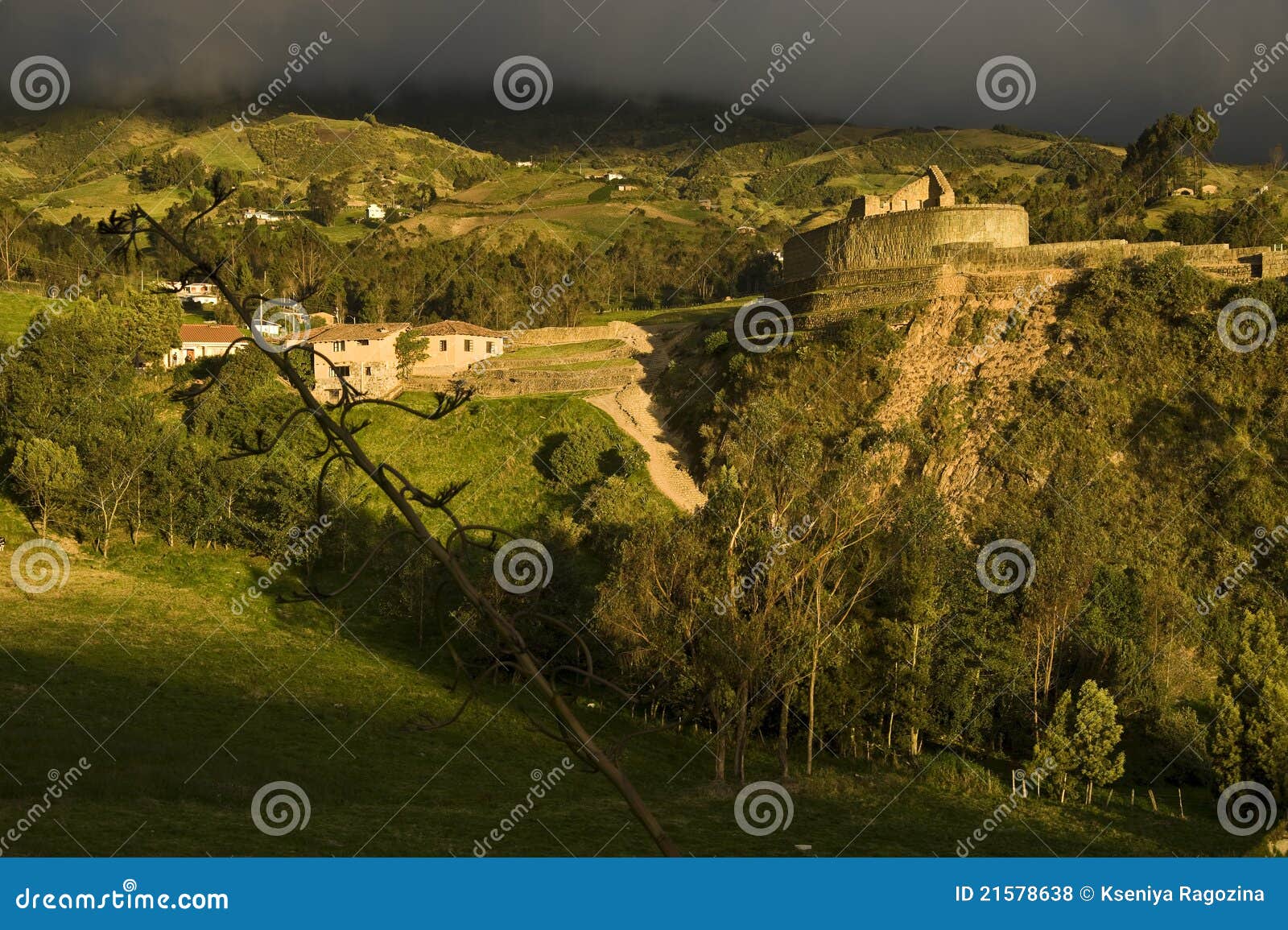 Inca temple Ingapirca stock photo. Image of rural, castle - 21578638