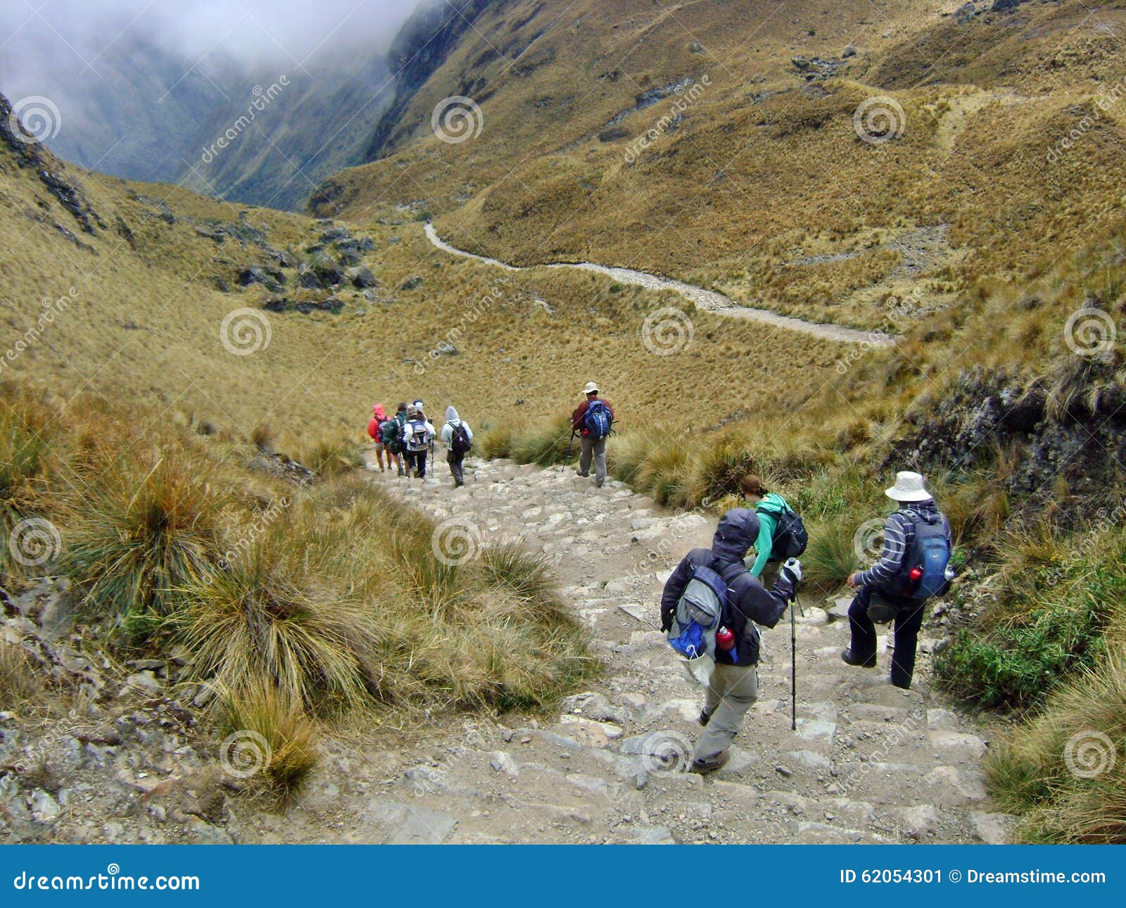 Inca Trail Cuzco Mountain Valley Editorial Photo - Image of lady ...