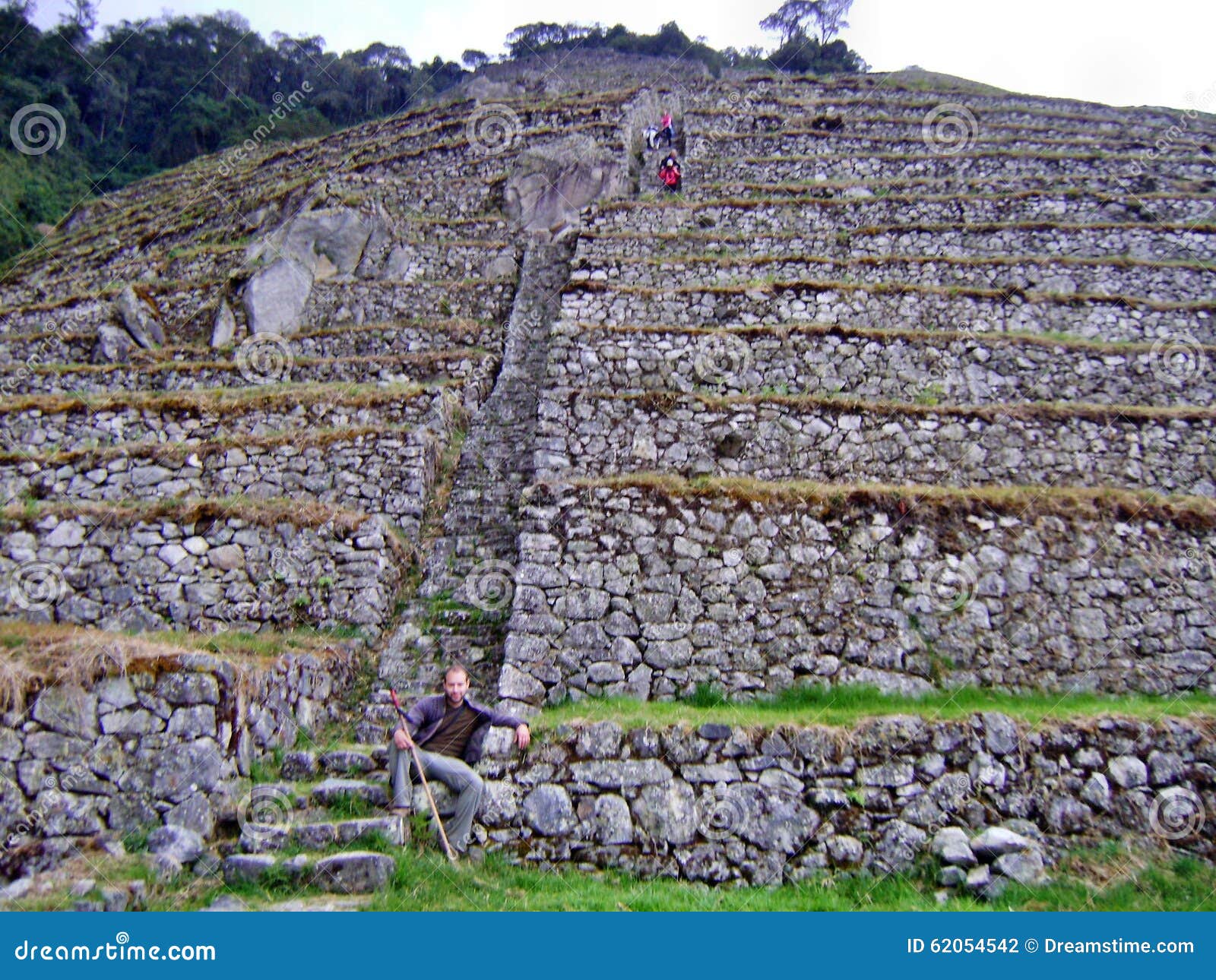 Inca trail stone hill editorial photography. Image of houses - 62054542