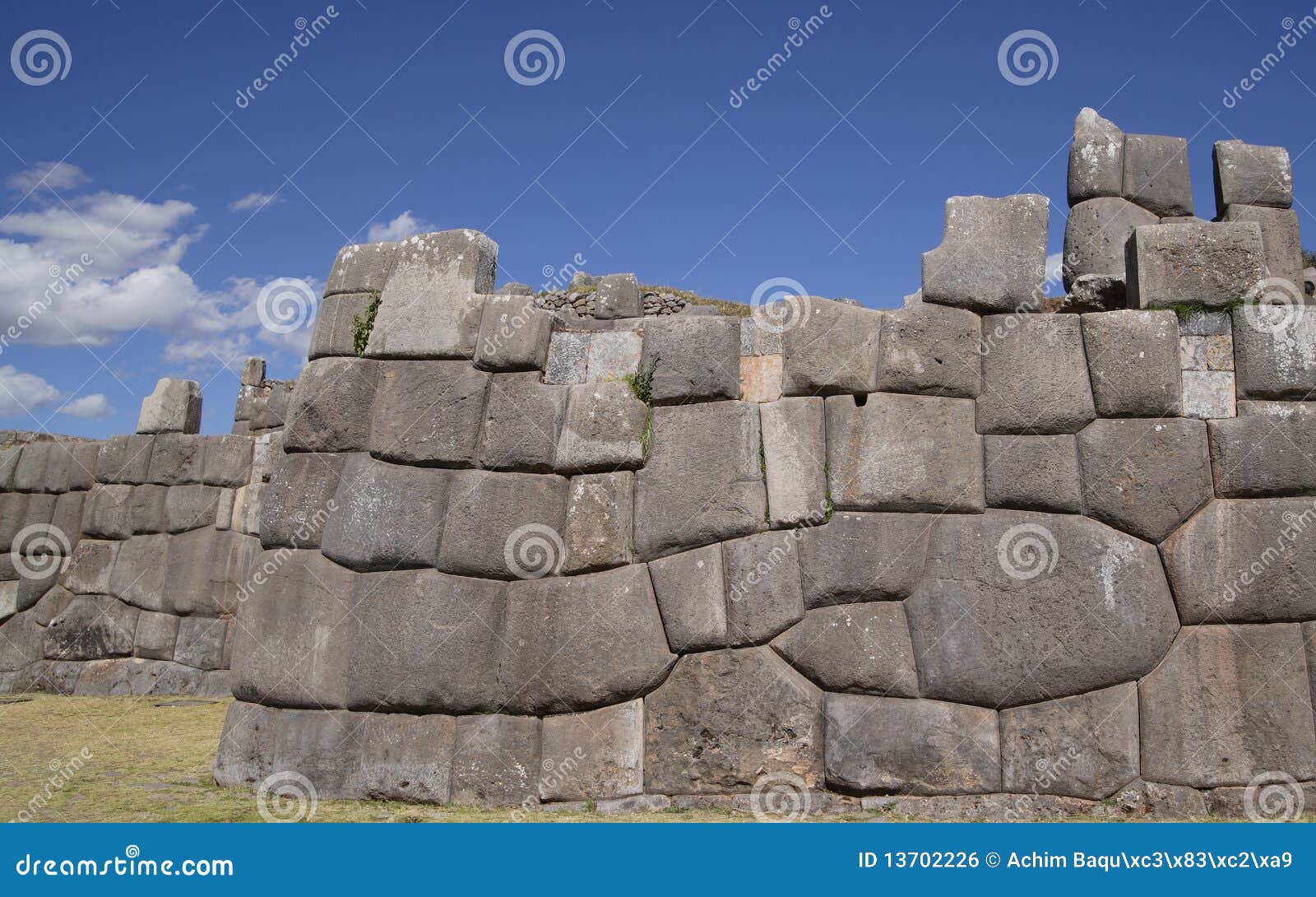 Inca wall stock photo. Image of peru, blue, tourism, travel - 13702226