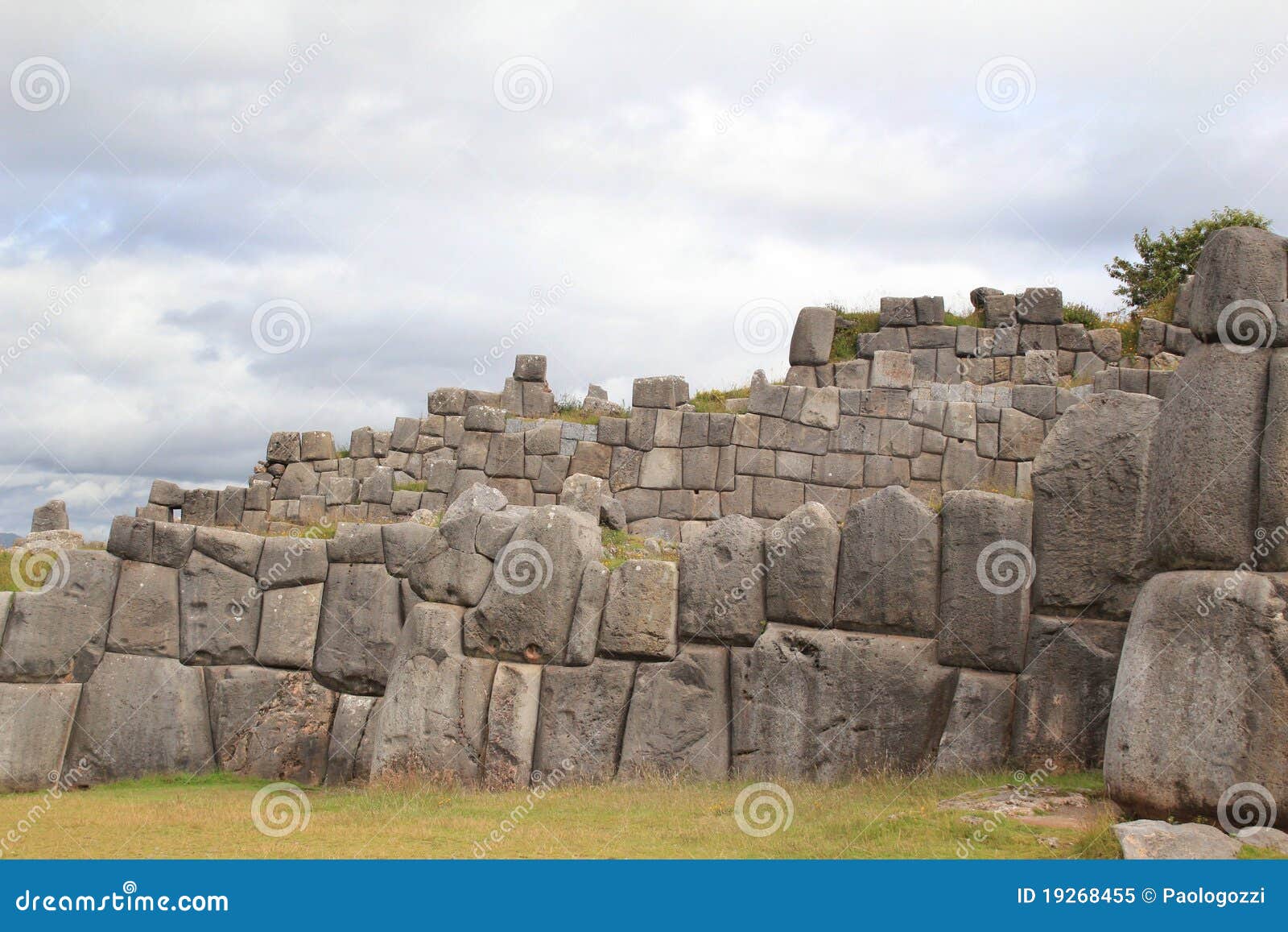 Inca Walls stock image. Image of geometric, colors, bastion - 19268455