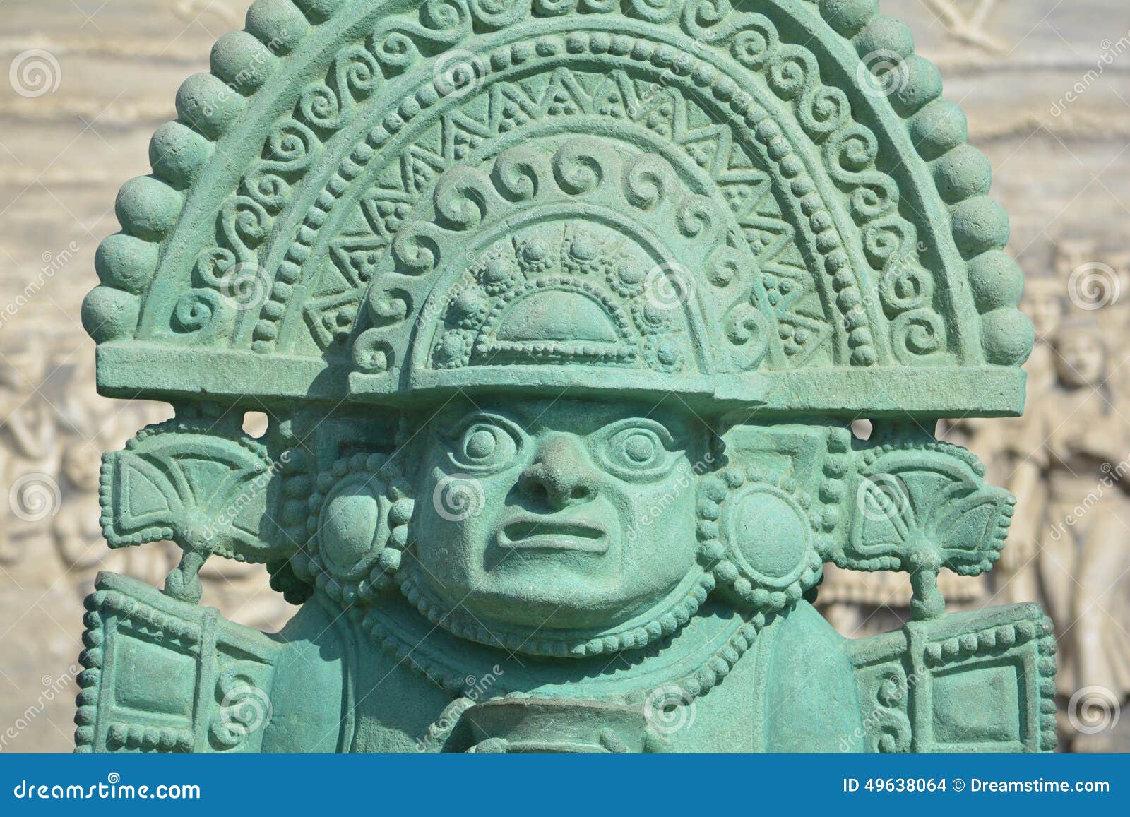 Inca Warrior Statue stock photo. Image of peru, soldier - 49638064