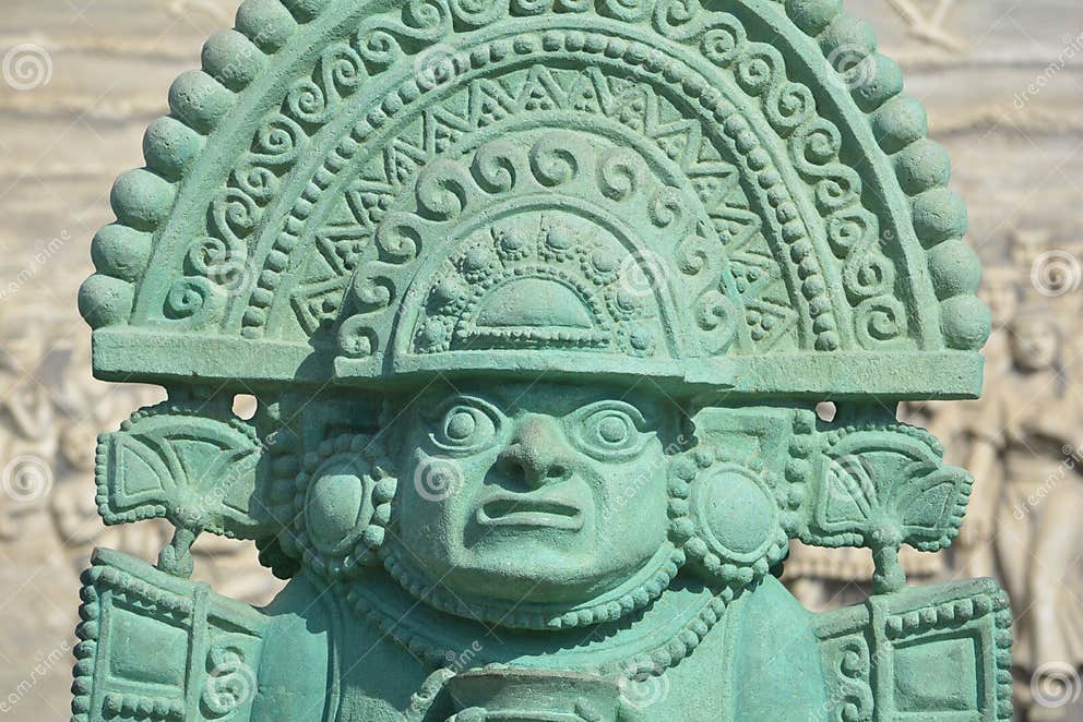 Inca Warrior Statue stock photo. Image of peru, soldier - 49638064