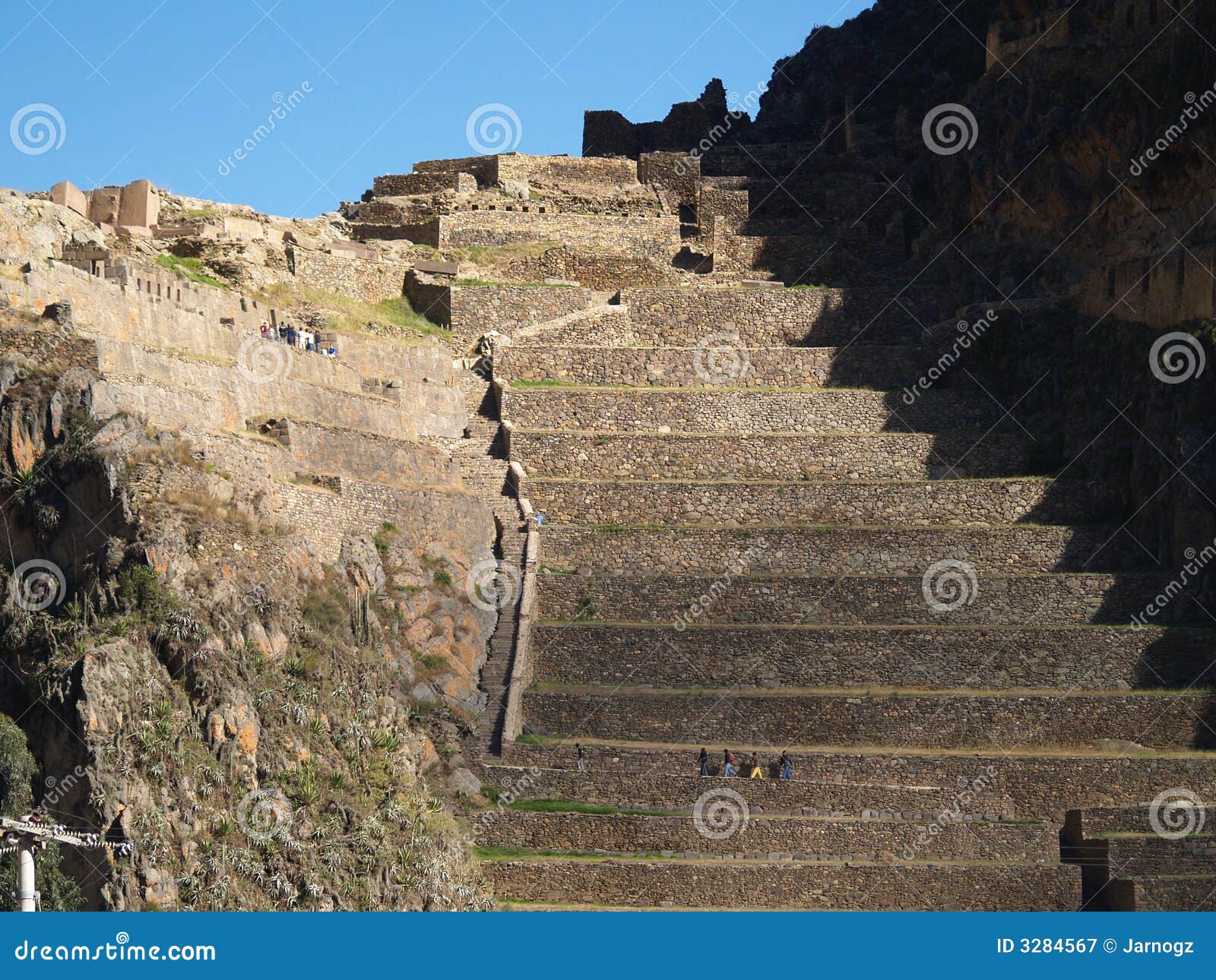 Incan ancient fortress stock image. Image of fortress - 3284567