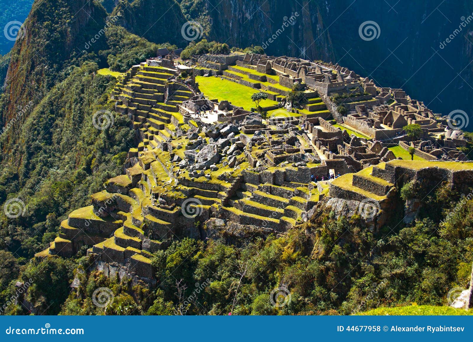 The Incan Ruins of Machu Picchu in Peru Stock Photo - Image of ...
