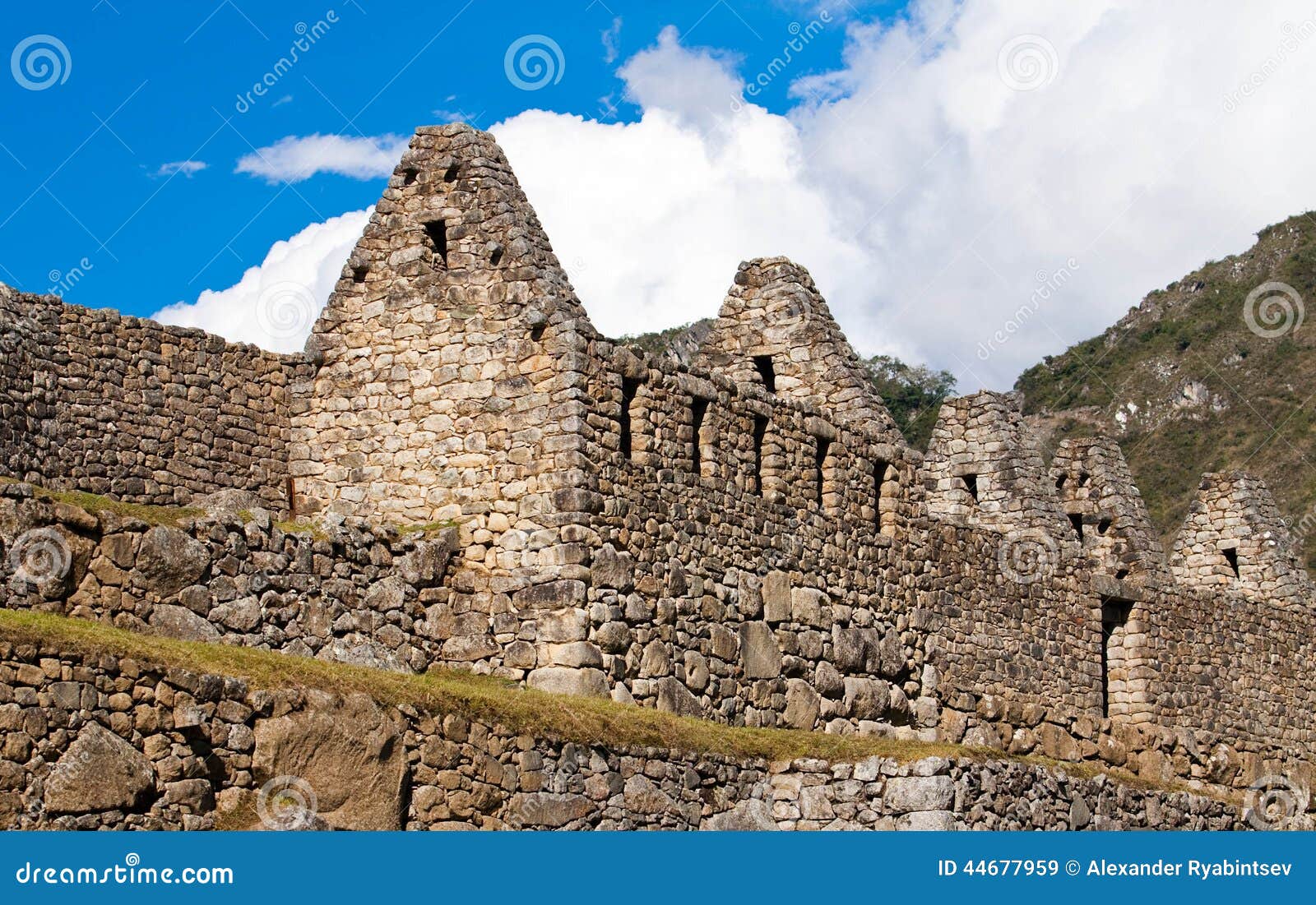 The Incan Ruins of Machu Picchu in Peru Stock Image - Image of ...